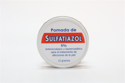 Farmacias Batres: POMADA SULFATIAZOL * 12 GRS.: PRODUCTOS QUIMICOS
