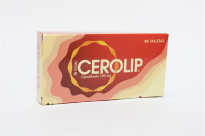Farmacias Batres: CEROLIP 100 MG * 30 TABLETAS: MEDICAMENTOS DE MARCA