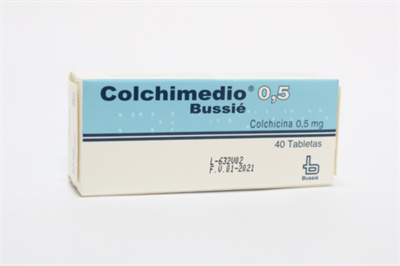 Farmacias Batres: COLCHIMEDIO 0.5 MG * 40 TABLETAS: MEDICAMENTOS DE MARCA