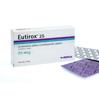 Farmacias Batres: EUTIROX 25 MCG * 50 TABLETAS -51600: MEDICAMENTOS DE ...
