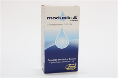 Farmacias Batres: MODUSIK-A OFTENO 0.1% * 5 ML 25-16: MEDICAMENTOS DE MARCA