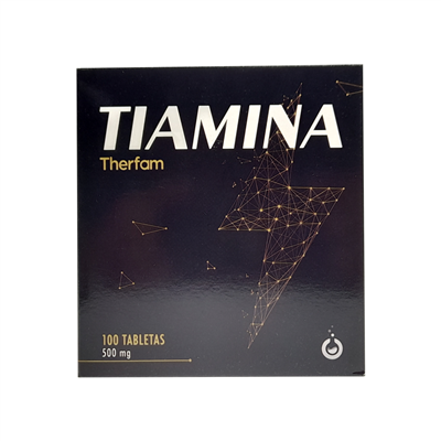 Farmacias Batres: *TIAMINA 500 MG * 100 TABLETAS (THERFAM ...