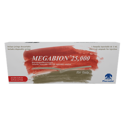 Farmacias Batres: MEGABION 25000 CAJA X 1 AMPOLLA: MEDICAMENTOS DE MARCA