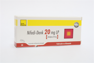Farmacias Batres: NIFEDI-DENK 20 MG LP * 30 COMPRIMIDOS 1-4-29-1 ...