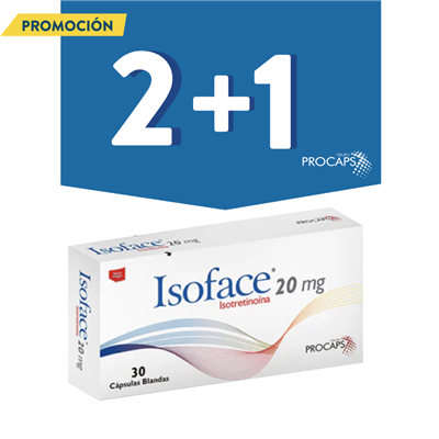 Farmacias Batres: ISOFACE 20 MG * 30 CASPULAS - Promoción 2+1 ...