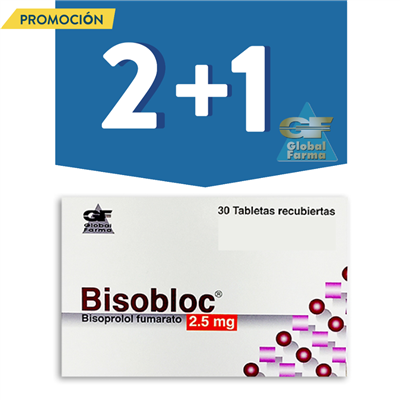 Farmacias Batres: BISOBLOC 2.5 MG * 30 TABLETAS - Promoción 2+1 ...