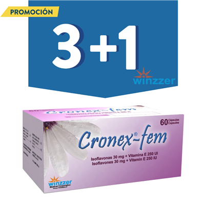Farmacias Batres: CRONEX-FEM * 60 CAPSULAS - Promoción 3+1 ...