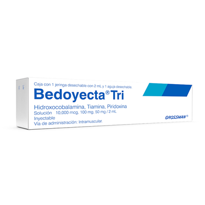 Farmacias Batres: BEDOYECTA TRI 10000 * 1 INYECTABLE: MEDICAMENTOS DE MARCA