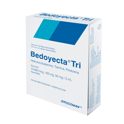 Farmacias Batres: BEDOYECTA TRI * 5 JERINGAS: MEDICAMENTOS DE MARCA