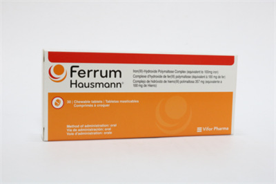 Farmacias Batres: FERRUM HAUSMANN * 30 TABLETAS MASTICABLES ...
