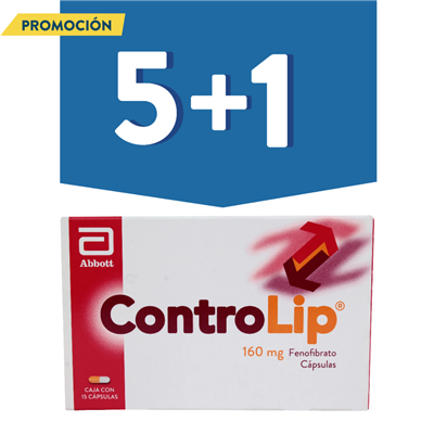 Farmacias Batres: CONTROLIP 160 MG * 15 CAPSULAS - Promoción 5+1 ...