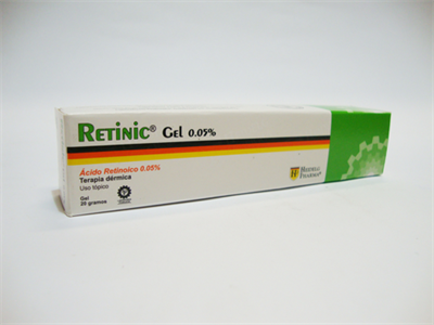 Farmacias Batres: RETINIC 0.05% GEL * 20 GRAMOS: MEDICAMENTOS DE MARCA