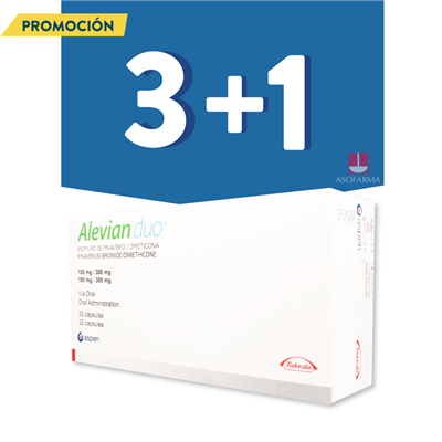 Farmacias Batres: ALEVIAN DUO 100 MG/300 MG * 32 CAPSULAS-0568 ...