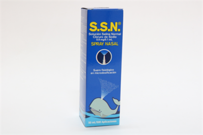 Farmacias Batres: S.S.N. SPRAY NASAL 50 ML * 500 APLICACIONES ...