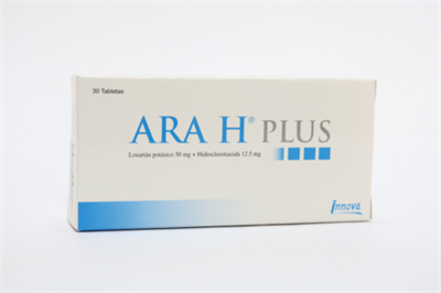 Farmacias Batres: ARA H PLUS * 30 TABLETAS: MEDICAMENTOS DE MARCA
