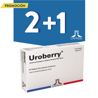 Farmacias Batres: UROBERRY 36 MG * 30 TABLETAS - Promoción 2+1 ...