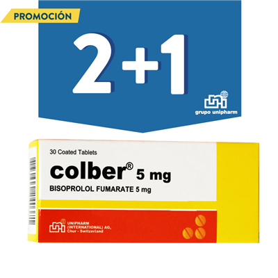 Farmacias Batres: COLBER 5 MG TABLETA RECUBIERTA X 30 FC - Promoción 2 ...