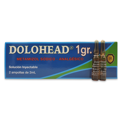 Farmacias Batres: DOLOHEAD 1 GRAMOS * 2 AMPOLLAS: MEDICAMENTOS DE MARCA