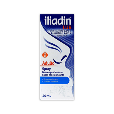 Farmacias Batres: ILIADIN LUB SPRAY ADULTO * 20 ML -0146: MEDICAMENTOS ...