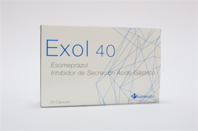 Farmacias Batres: EXOL 40 MG * 30 CAPSULAS: MEDICAMENTOS DE MARCA