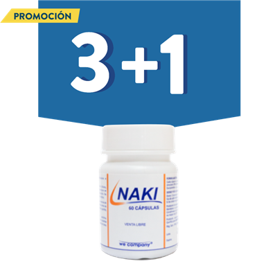 Farmacias Batres: NAKI FRASCO * 60 CAPSULAS - Promoción 3+1 ...