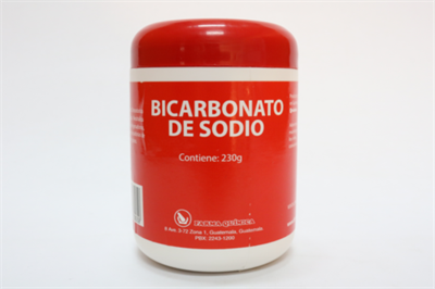 Farmacias Batres: BICARBONATO DE SODIO * 230 GRS. TARRO: PRODUCTOS QUIMICOS