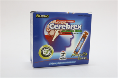 Farmacias Batres: CEREBREX CON GINKO * 10 AMPOLLAS BEBIBLES ...
