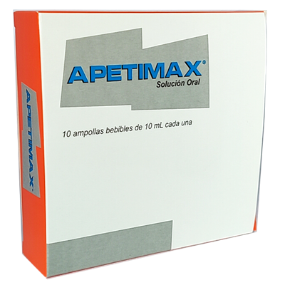Farmacias Batres: APETIMAX * 10 AMPOLLAS BEBIBLES: MEDICAMENTOS DE MARCA
