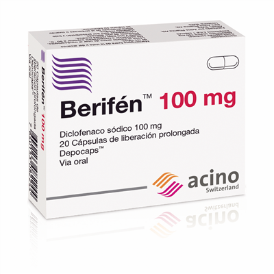 Farmacias Batres: BERIFEN 100 MG * 20 CAPSULAS - 032065: MEDICAMENTOS ...