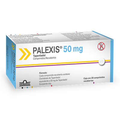 Farmacias Batres: PALEXIS 50 MG * 30 TABLETAS: MEDICAMENTOS DE MARCA