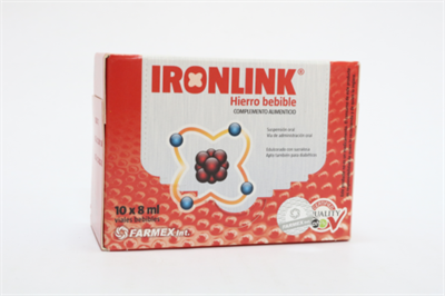 Farmacias Batres: IRONLINK ADULTOS * 10 AMPOLLAS: MEDICAMENTOS DE MARCA