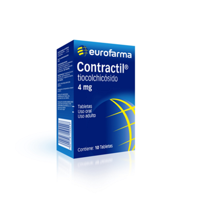Farmacias Batres: CONTRACTIL 4 MG * 10 TABLETAS: MEDICAMENTOS DE MARCA