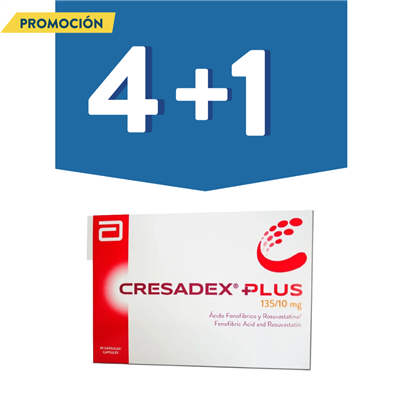 Farmacias Batres: CRESADEX PLUS 135/10 MG X 30 CAPSULAS - Promoción 4+1 ...