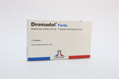 Farmacias Batres: DROMADOL FORTE * 10 TABLETAS: MEDICAMENTOS DE MARCA