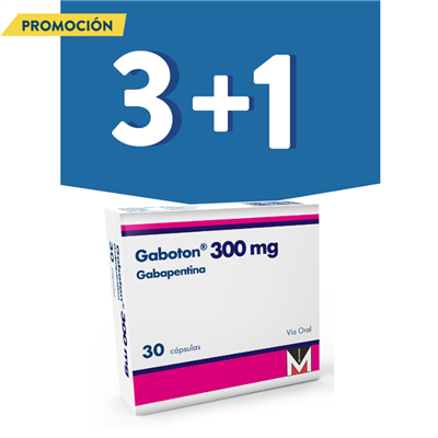 Farmacias Batres: GABOTON 300 MG * 30 CAPSULAS - Promoción 3+1 ...