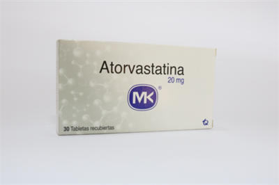 Farmacias Batres: *ATORVASTATINA (MK) 20MG *30 TABLETAS: MEDICAMENTOS GENERICOS