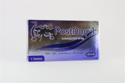 Farmacias Batres: POST DAY 1.5 MG * 1 TABLETA: MEDICAMENTOS DE MARCA
