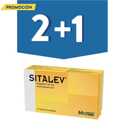 Farmacias Batres: SITALEV 100MG *30 TABLETAS - Promoción 2+1 ...