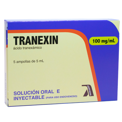 Farmacias Batres: TRANEXIN 100 MG / ML SOLUCION ORAL CAJA * 5 AMPOLLAS ...