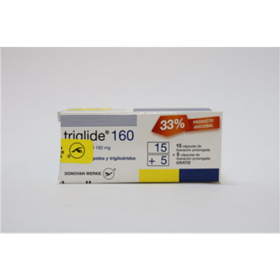 Farmacias Batres: TRIGLIDE 160 MG * 15 CAPSULAS + 5 GRATIS-50104 ...
