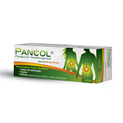 Farmacias Batres: PANCOL 80 MG/80 MG * 20 CAPSULAS: MEDICAMENTOS DE MARCA