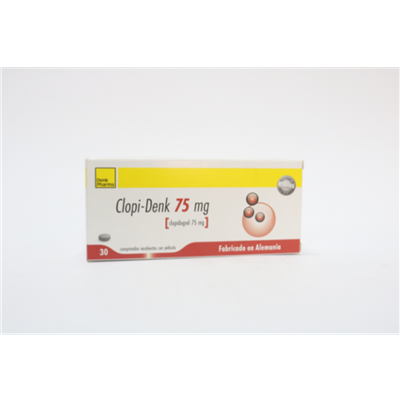 Farmacias Batres: CLOPI-DENK 75 MG * 30 COMPRIMIDOS: MEDICAMENTOS DE MARCA