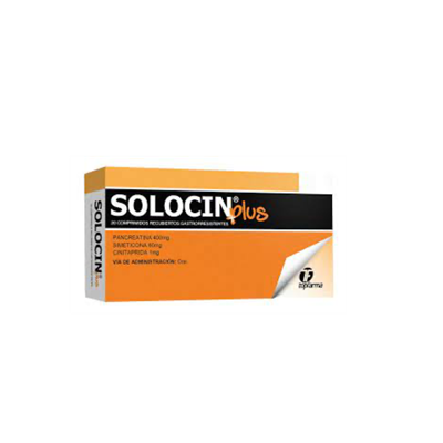 Farmacias Batres: SOLOCIN PLUS * 20 COMPRIMIDOS: MEDICAMENTOS DE MARCA