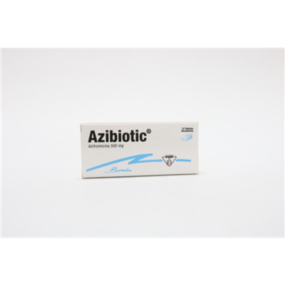 Farmacias Batres: AZIBIOTIC 500MG * 10 TABLETAS-1664: MEDICAMENTOS DE MARCA
