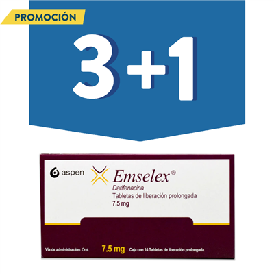 Farmacias Batres: EMSELEX 7.5MG * 14 TABLETAS - Promoción 3+1 ...
