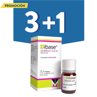 Farmacias Batres: DIBASE 25000 IU/ML 1 SOL. ORAL * 2.5ML. - Promoción 3 ...