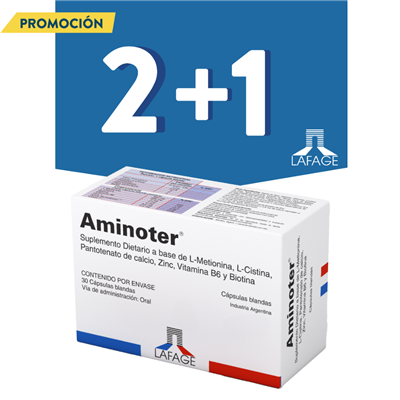 Farmacias Batres: AMINOTER CAJA * 30 CAPSULAS BLANDAS - Promoción 2+1 ...