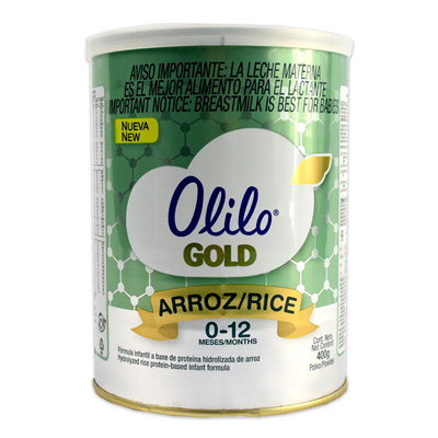 Farmacias Batres: OLILO GOLD ARROZ/RICE*400 GR-3846: FORMULAS NUTRICIONALES