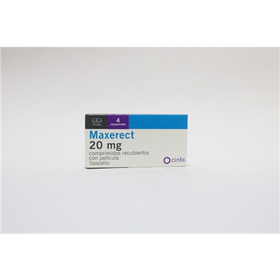 Farmacias Batres: MAXERECT 20MG*4 COMPRIMIDOS-40163: MEDICAMENTOS DE MARCA