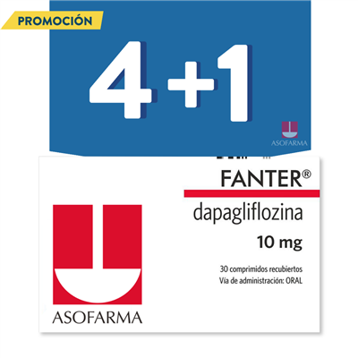 Farmacias Batres: FANTER 10 MG * 30 COMPRIMIDOS - Promoción 4+1: MEDICAMENTOS DE MARCA
